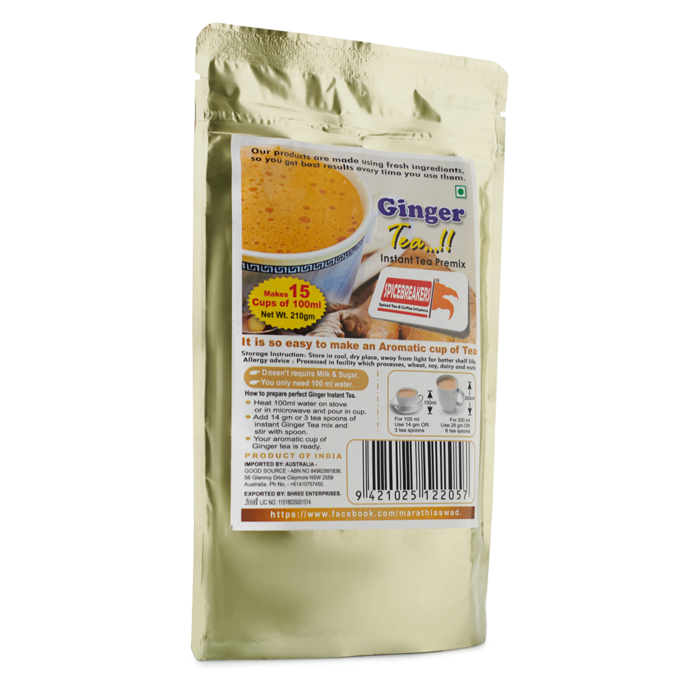 Instant Ginger Tea – Marathi Swad USA